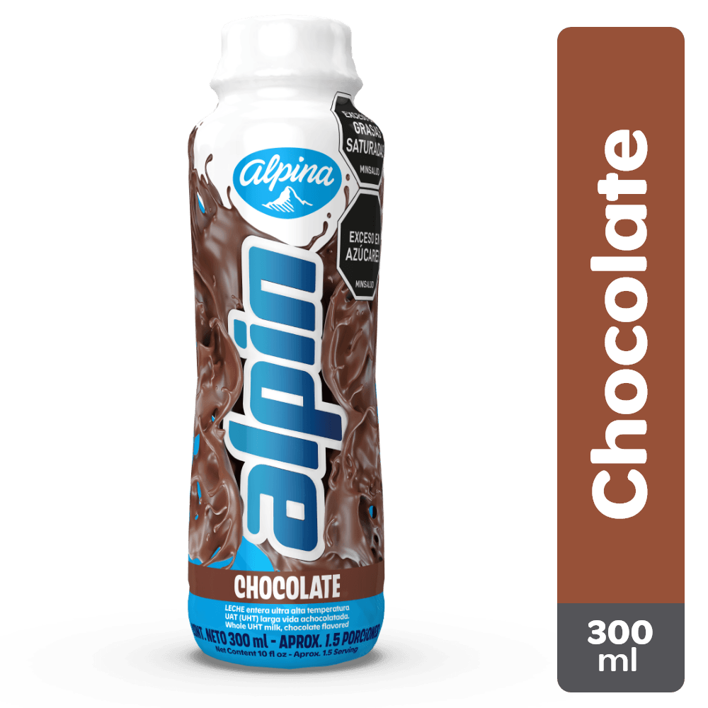 ALPIN BOTELLA CHOCOLATE ALPINA*300ML