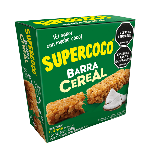 BARRA CEREAL SUPERCOCO X6 *138GR