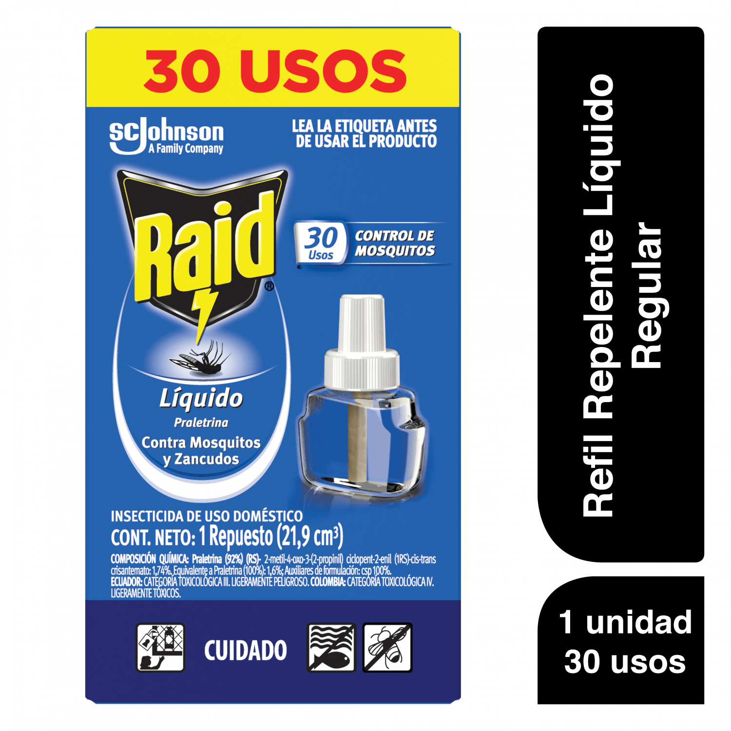 RAID 30 NOCHES REPUESTO *21.9ML X1UND