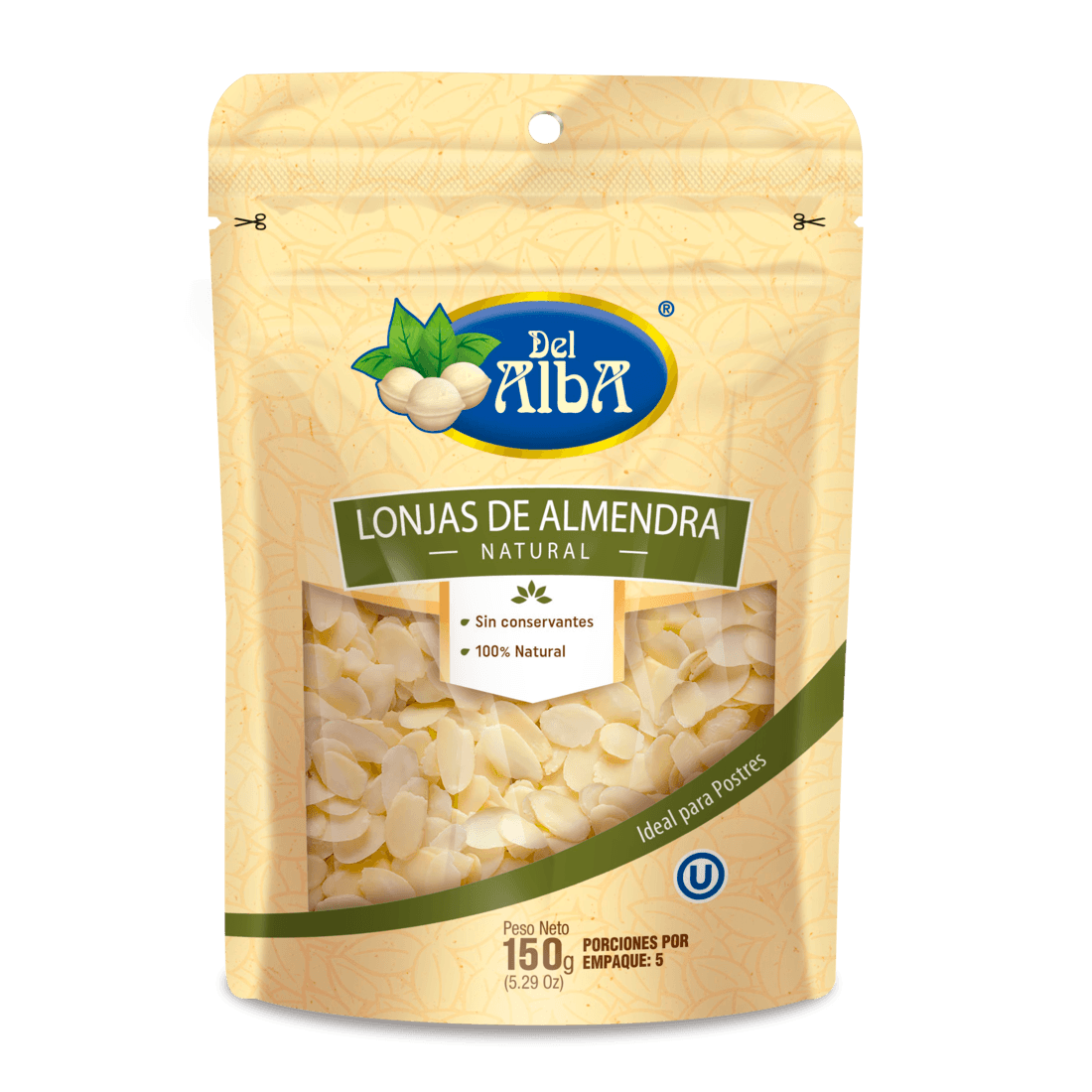 LONJAS DE ALMENDRA BOLSA *150GR