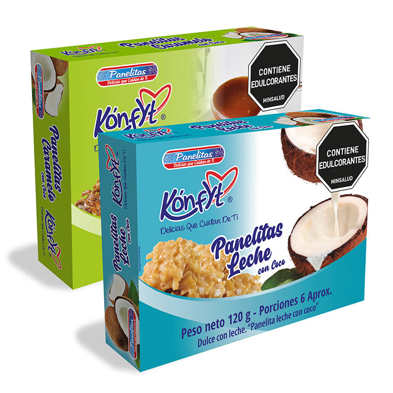 PANELITAS CARAMELO+PANELITAS COCO *240GR