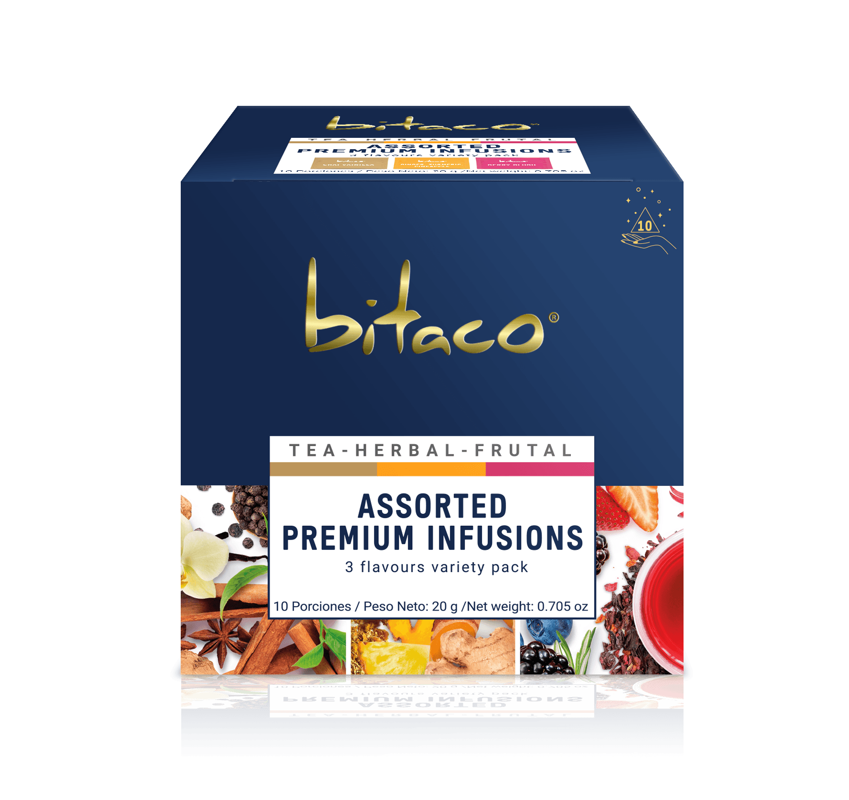 TE BITACO SURTIDO X10 *20GR