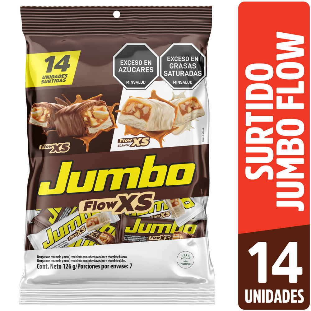 CHOCOLATINA JUMBO FLOW SURT X14 *126GR