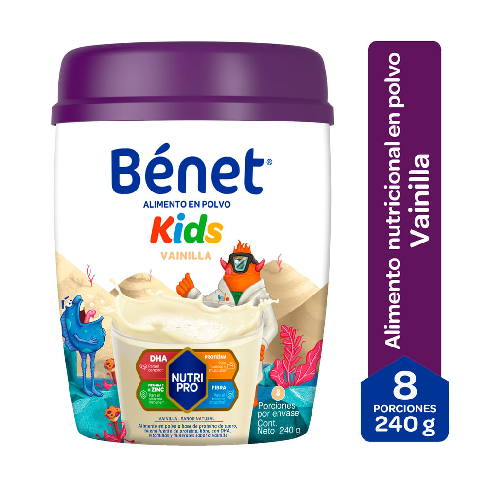 ALIM POLVO BENET KIDS VAINILLA *240GR