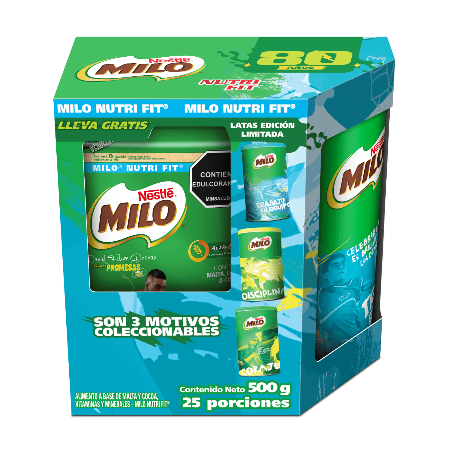 MILO ACTIV-GO NUTRIFIT+GRTS LATA *500GR