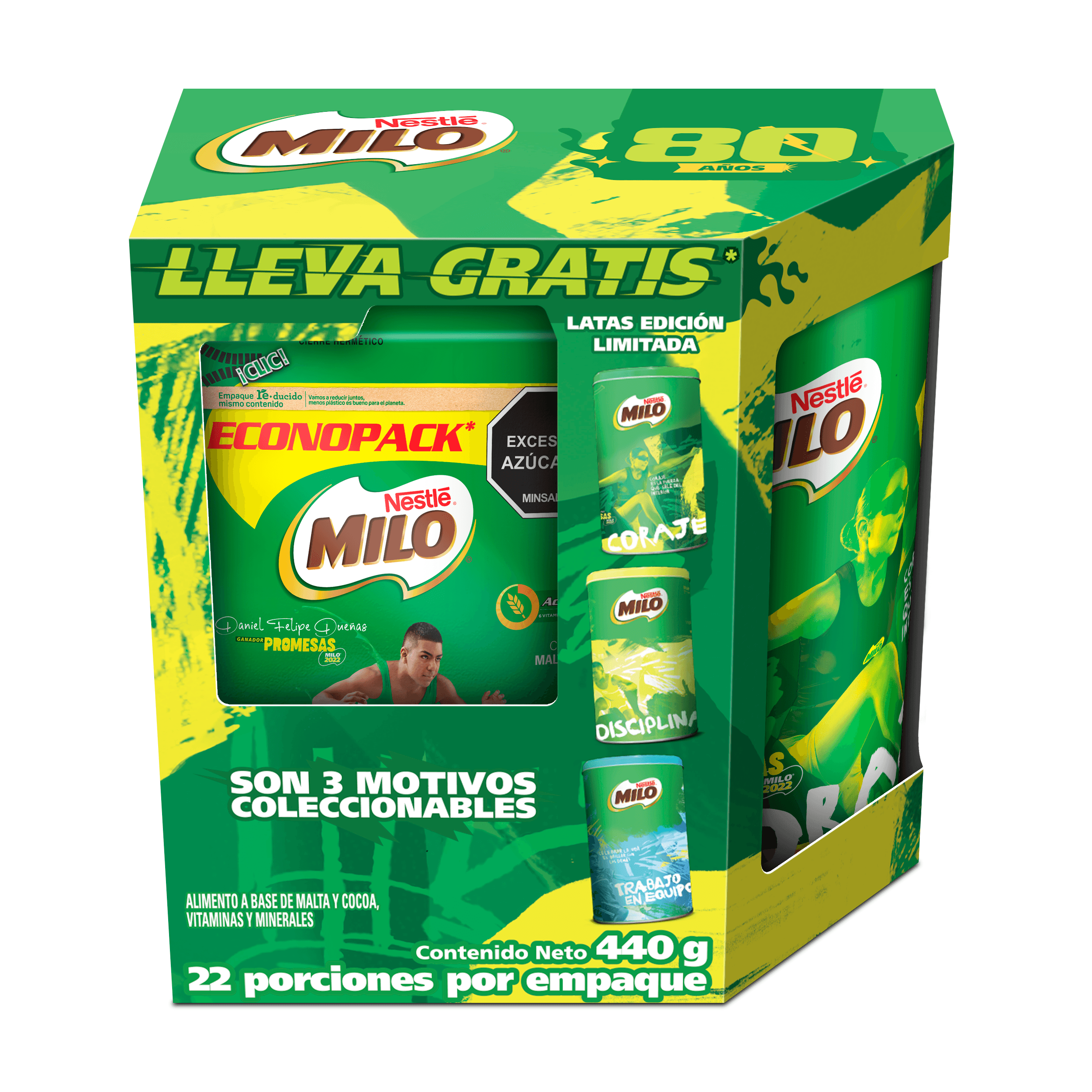 MILO ACTIV-GO ECONOPACK+GRTS LATA *440GR