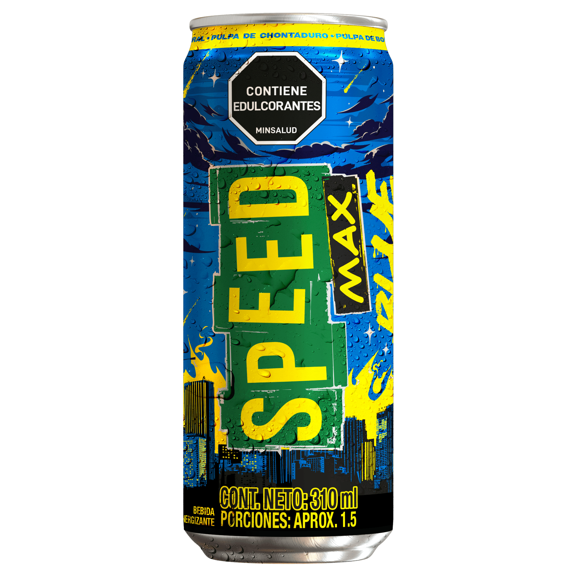 BEB ENERGIZAN SPEED MAX BLUE LATA *310ML