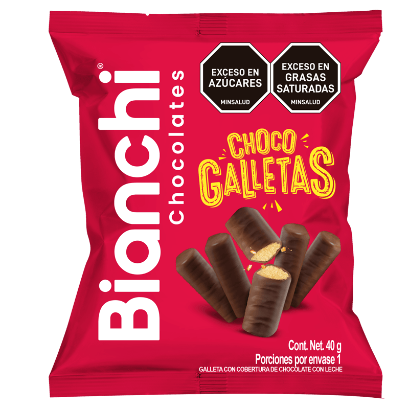 SNACK BIANCHI CHOCO GALLETAS *40GR