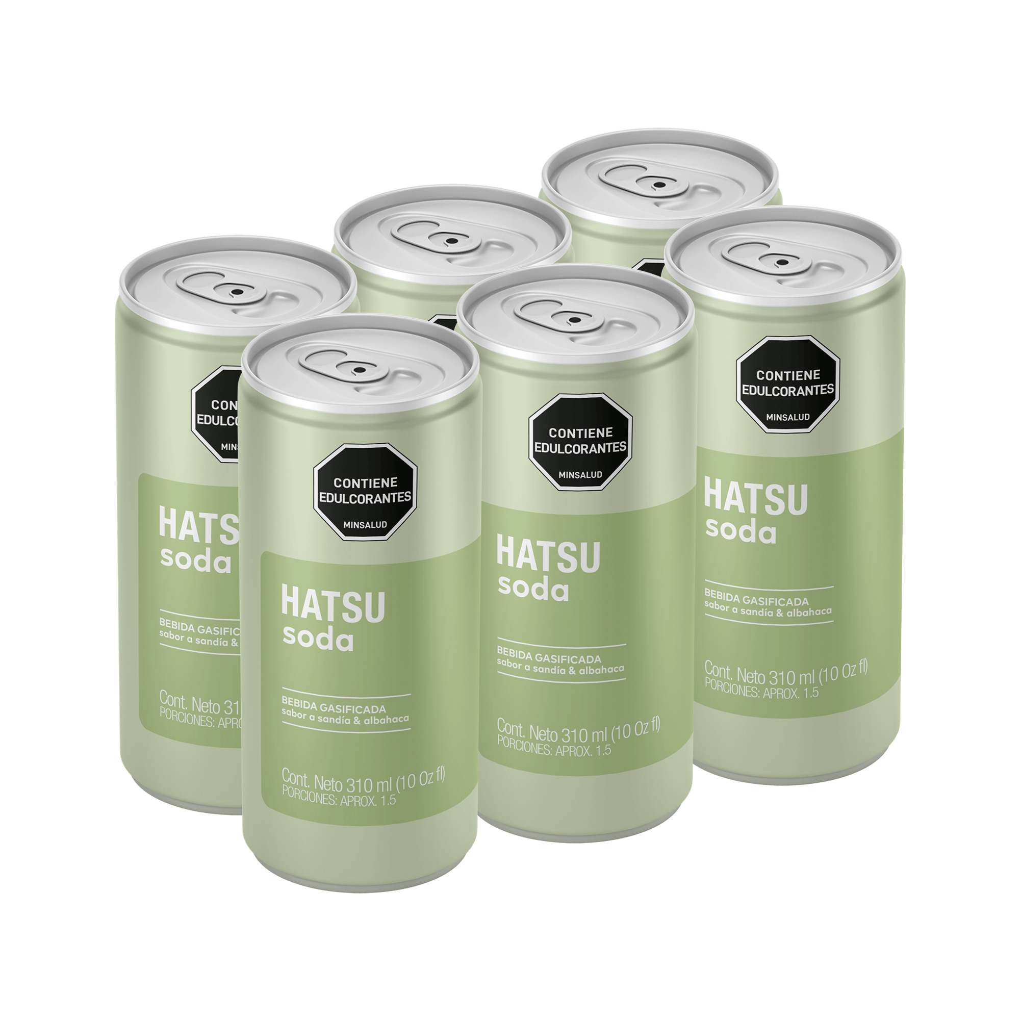 SODA HATSU SANDIA ALBAHAC LATA X6 *310ML