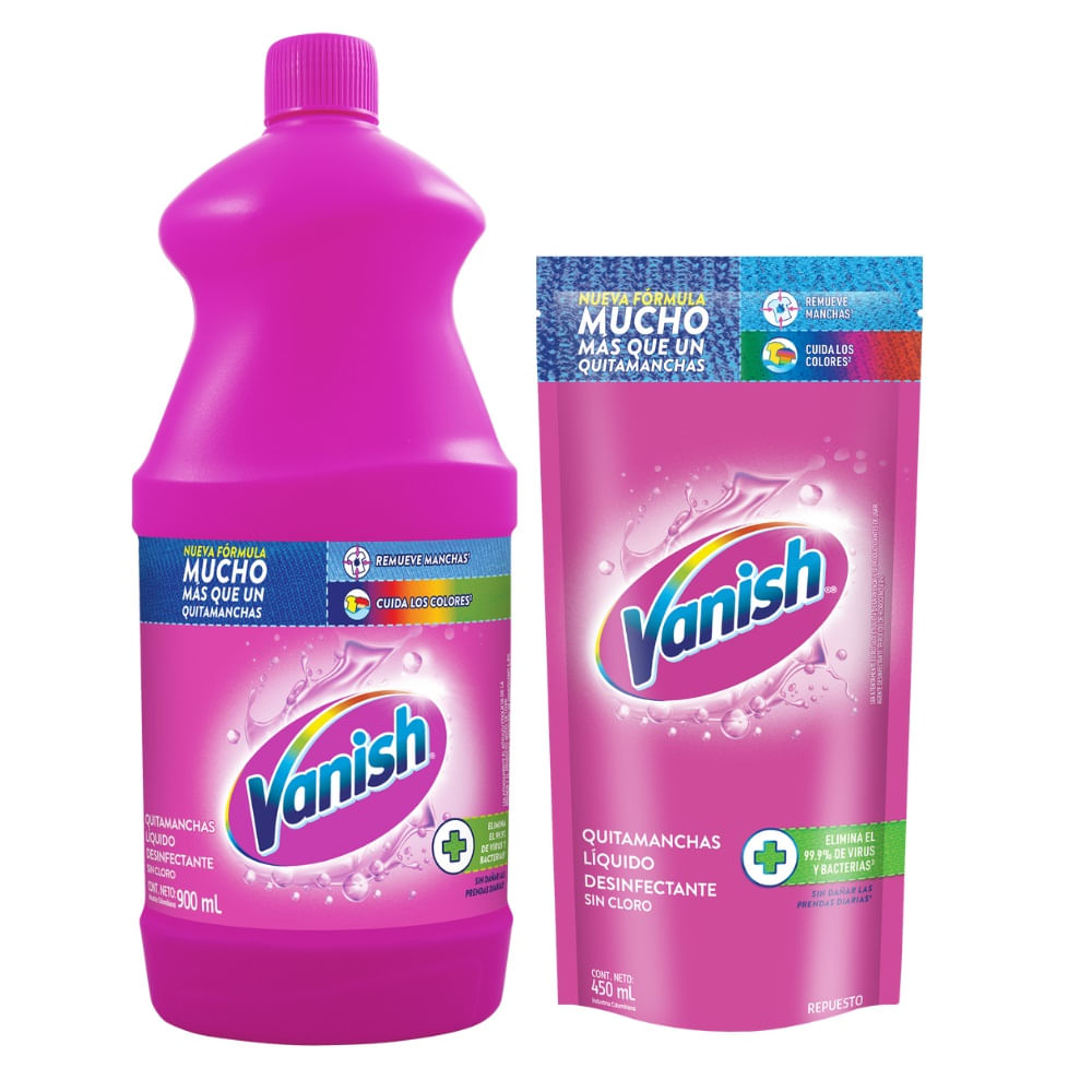 VANISH ROSA BOT*900ML+REPUEST *450ML