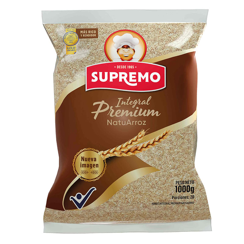 ARROZ SUPREMO PREMIUM INTEG BOLS *1000GR