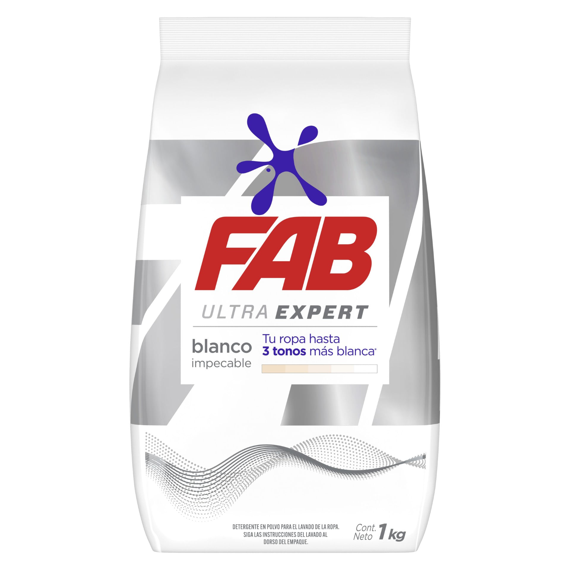 DETERGENTE FAB POLVO ULTRA BLAN *1KG