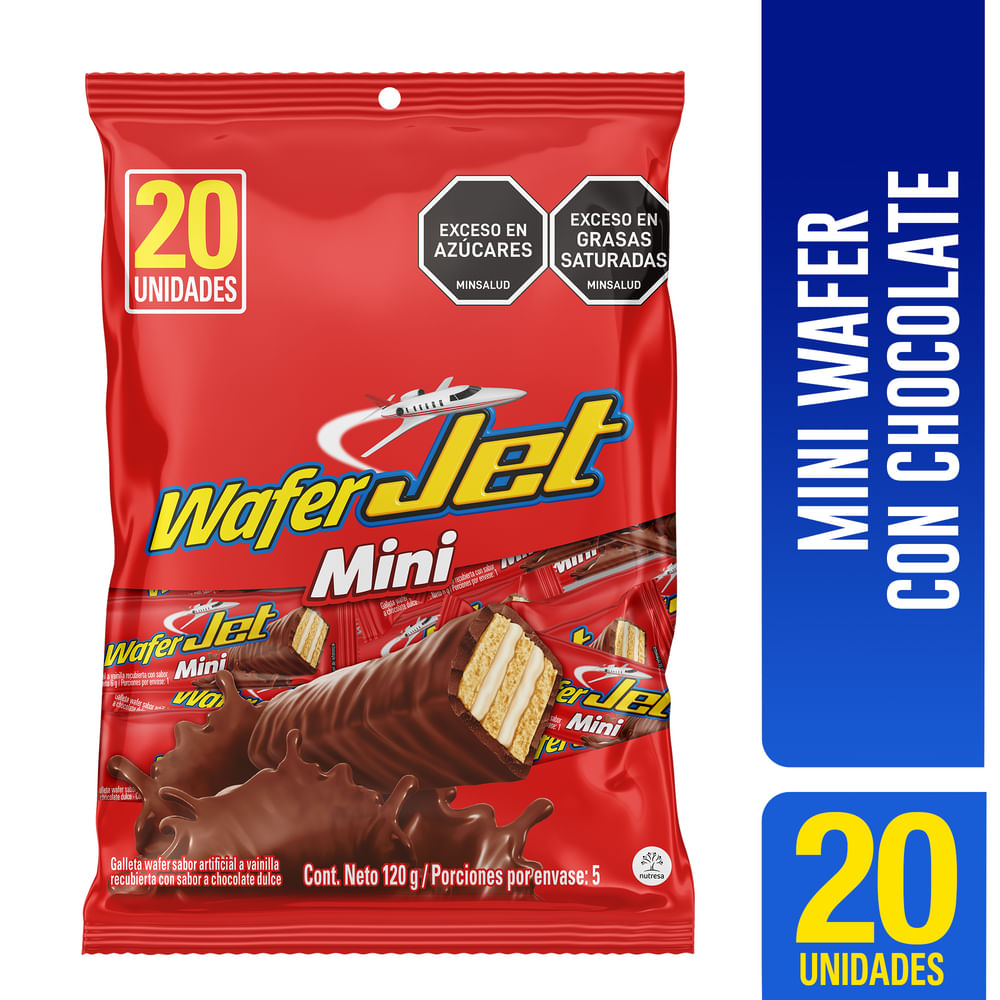 CHOCOLATINA JET MINI WAFER X20 *120GR