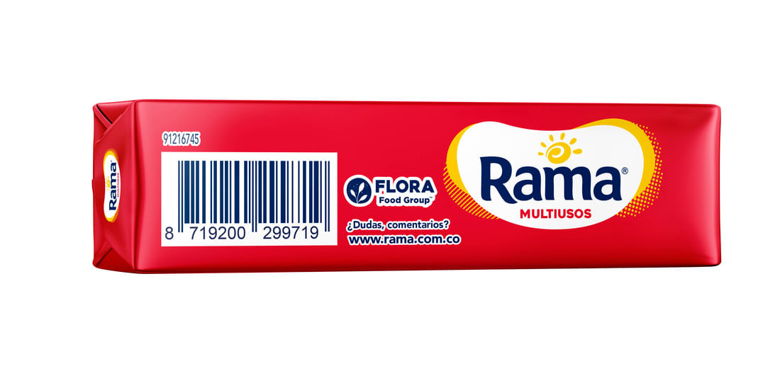 RAMA MARGARINA MULTIUSOS BARRA *125GR