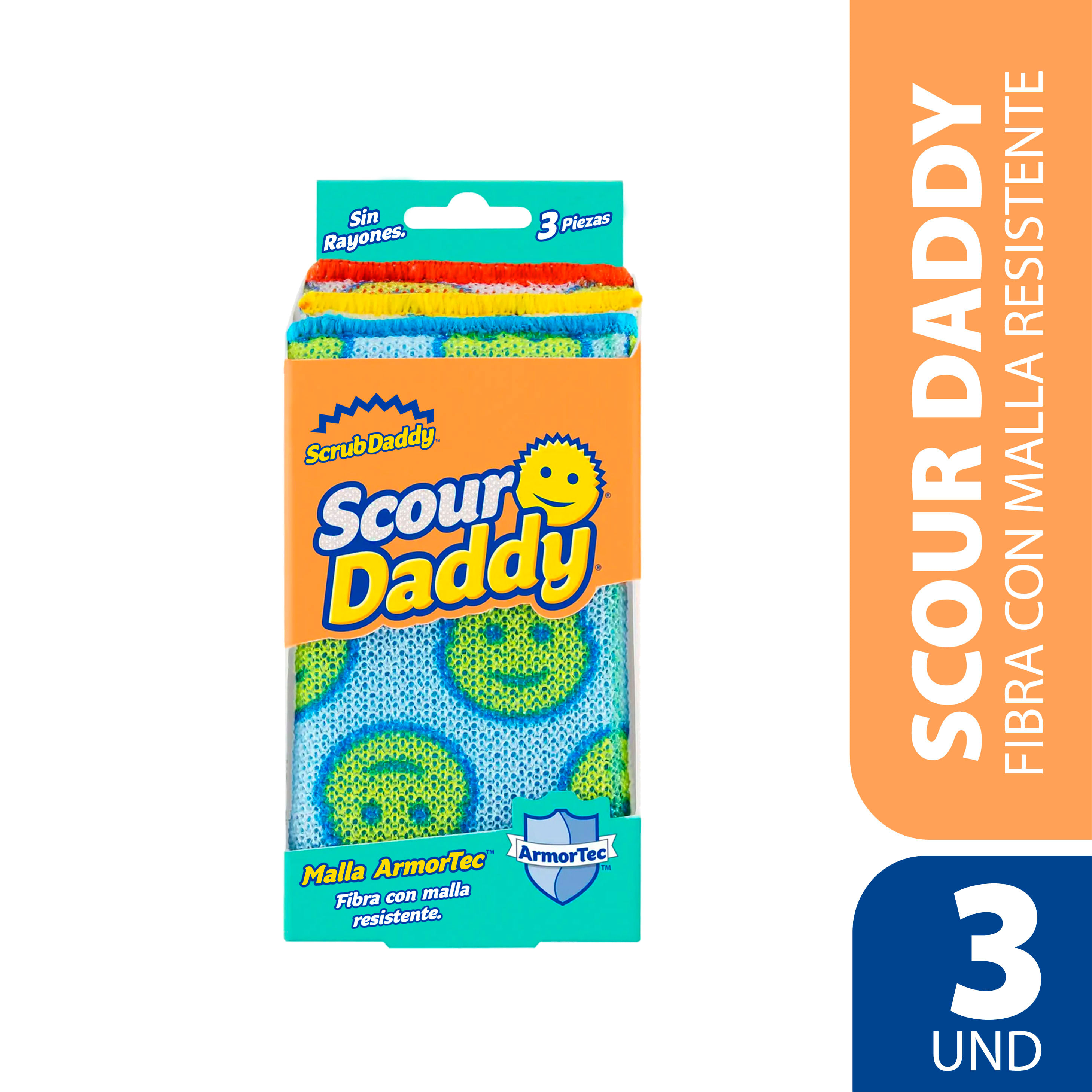 ESPONJA SCRUB DADDY FIBRA MALLA *4UND